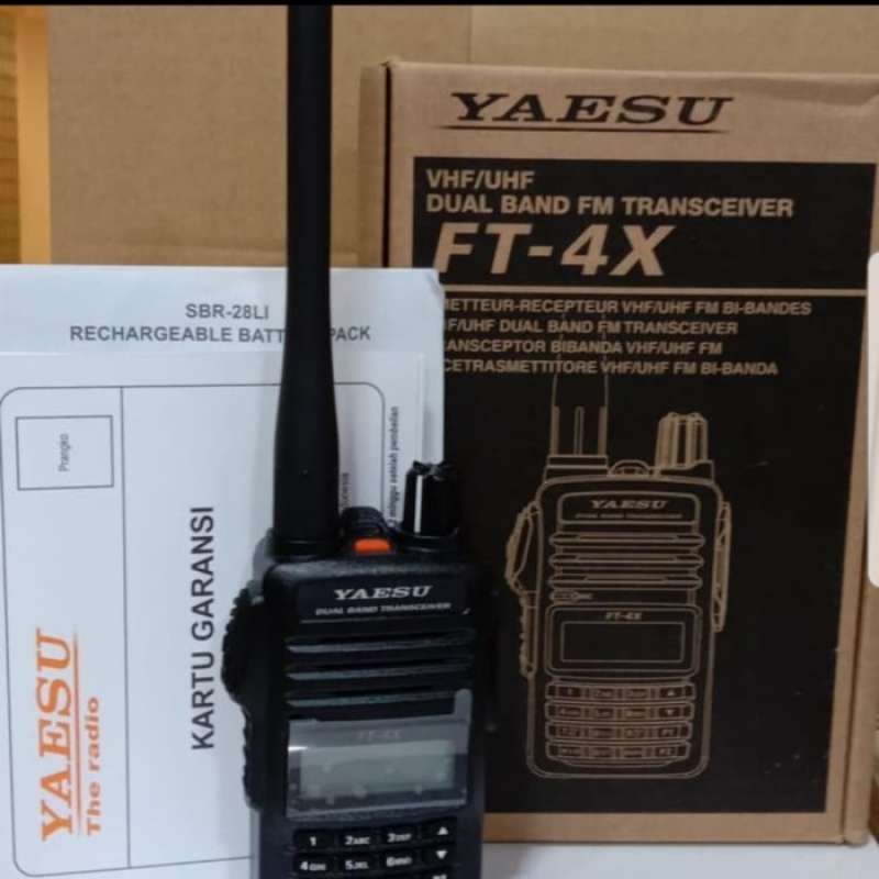 Promo HT YAESU FT-4X DUAL BAND ORI GARANSI YAESU FT 4X DUALBAND YAESU 4X Diskon 23% di Seller ...