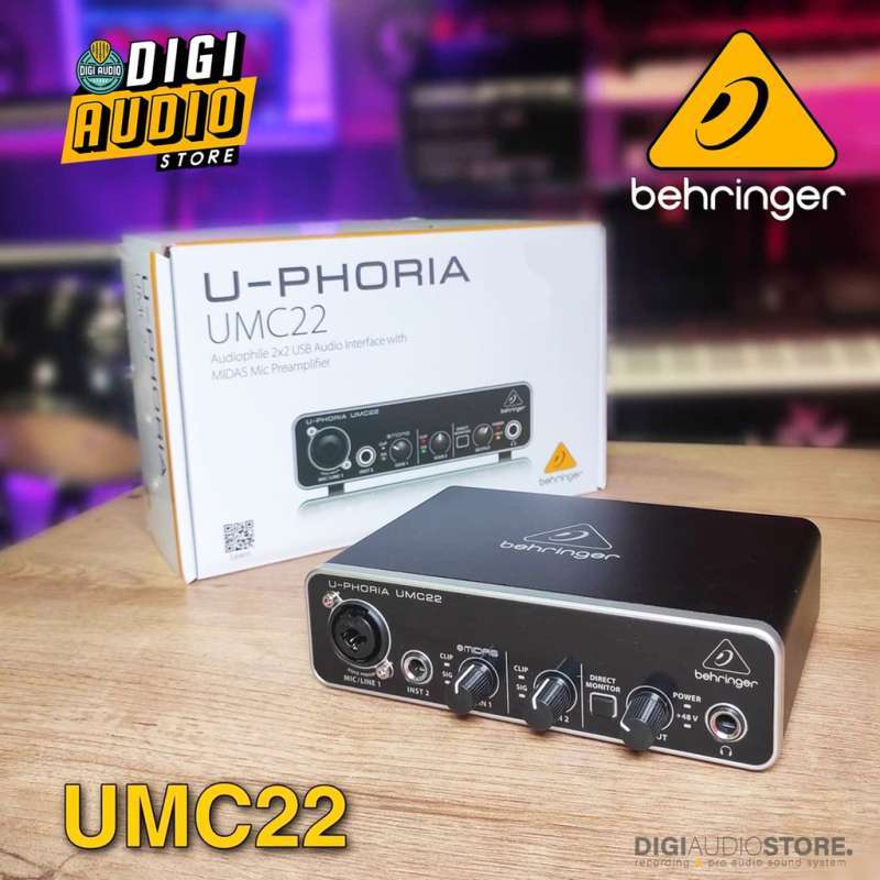 Jual Soundcard USB Audio Interface Behringer UMC22 - Recording Mic ...