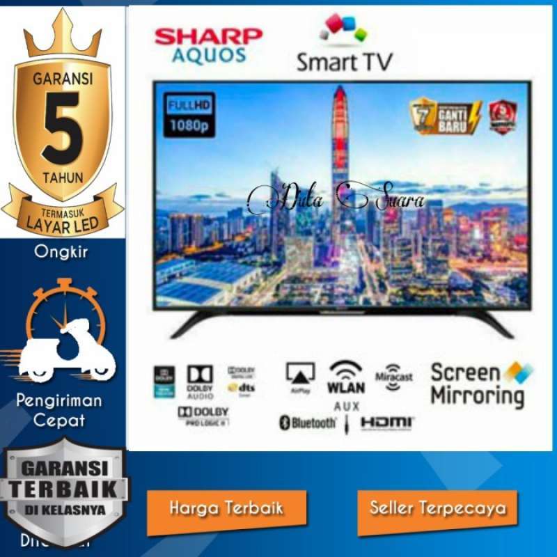 Promo Led Tv Sharp 50 Inch 2T-C50Ae1I Smart Tv Full Hd Garansi Resmi 5 Tahun Diskon 1% di Seller ...