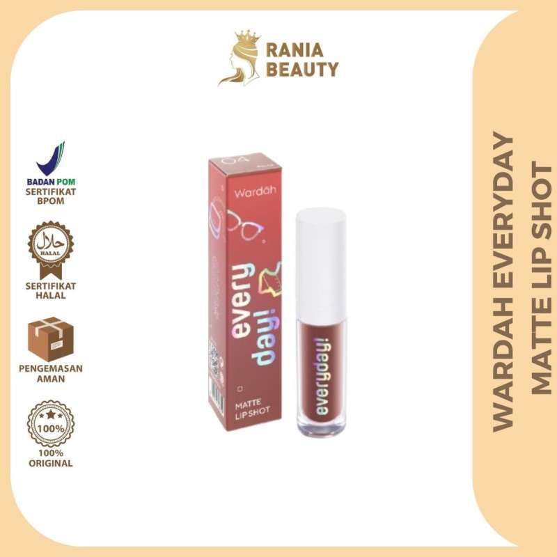 Jual Wardah Every Day! Matte Lip Shot | Lip Cream Matte | Tahan Lama ...
