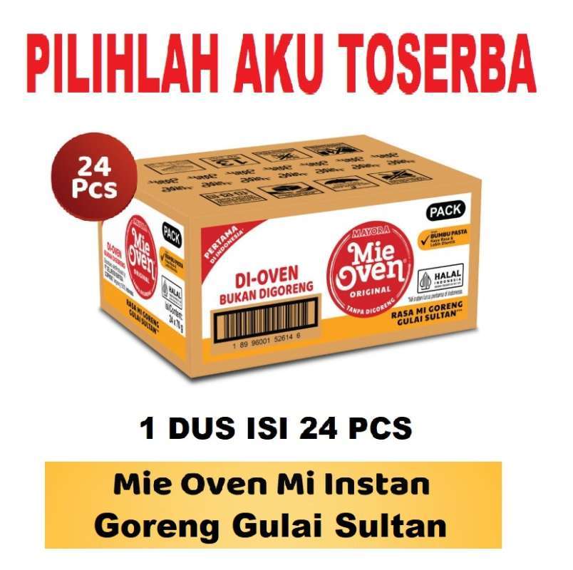 Promo Mie Oven Mayora Mi Instan Goreng Gulai Sultan - ( Harga 1 Dus Isi 24 ) Diskon 14% Di ...