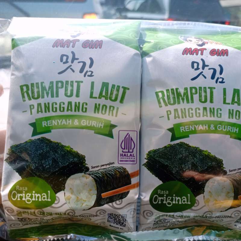 Jual Rumput Laut Rasa Original INKO Dus ( Dus:80packx5grx10 lembar) di ...