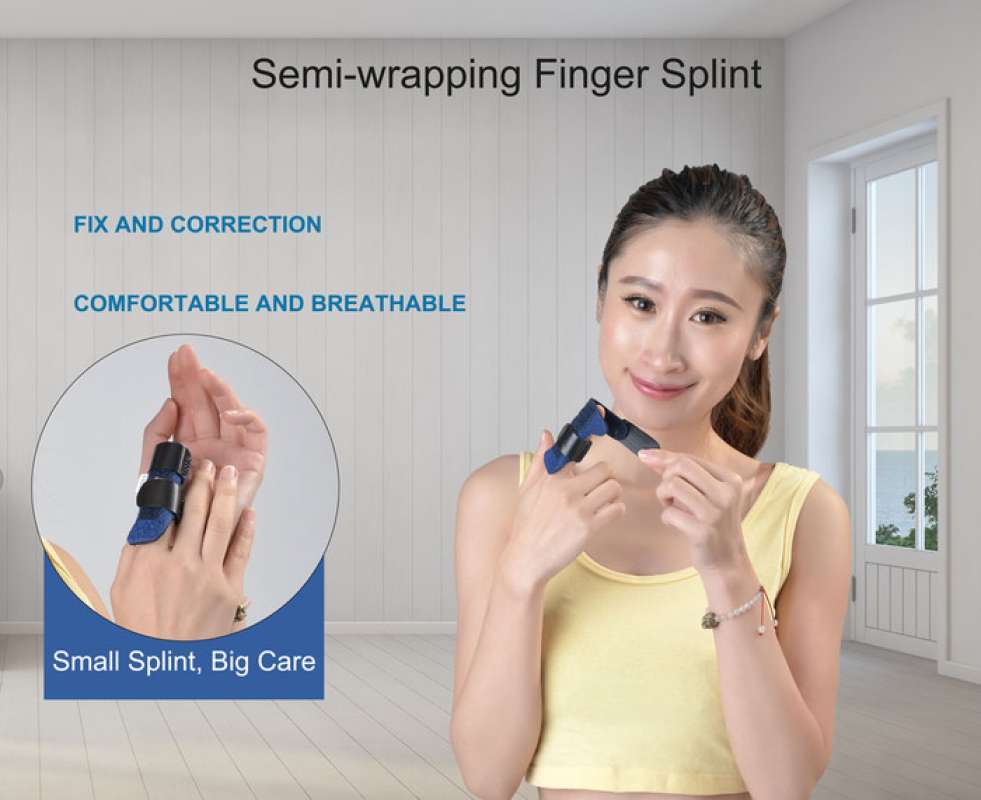 Jual Finger Splint Deker Jari Penyangga Jari Alat Terapi Pelurus Jari ...