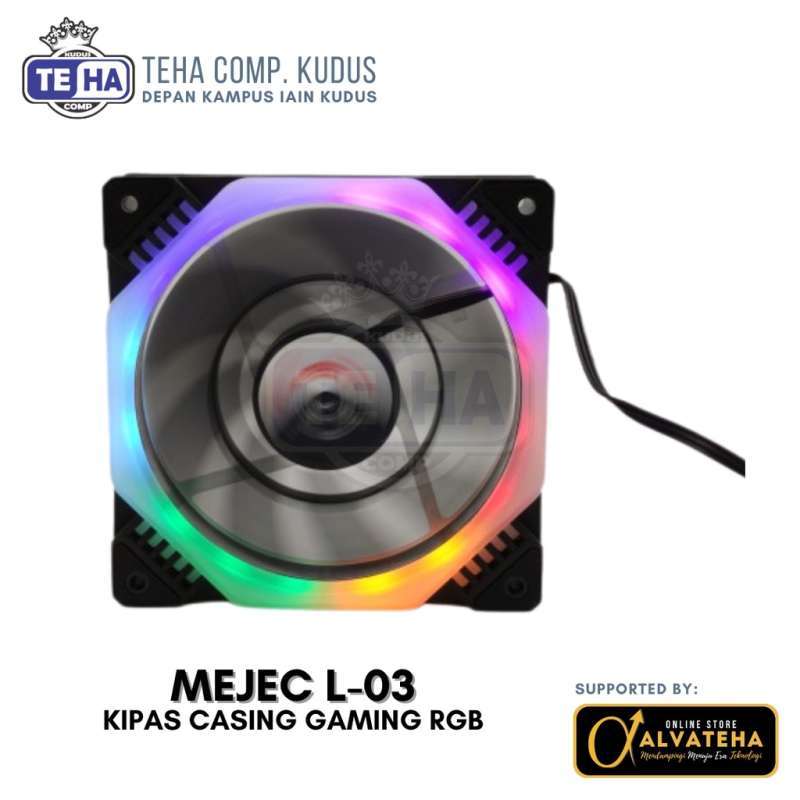 Jual Fan Casing LED 12cm MEJEC Kipas Casing PC CPU Komputer Gaming di ...