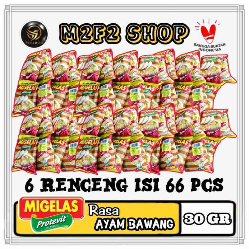 Promo MIGELAS Protevit Mi Seduh Kuah Rasa Ayam Bawang - 30 gr (Kemasan ...