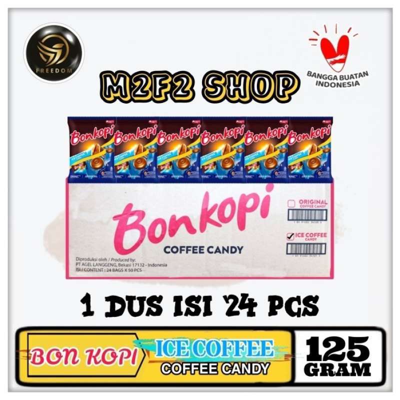 Promo Bonkopi Ice Coffee Candy | Permen Es Kopi Hitam Bag - 125 Gr ...