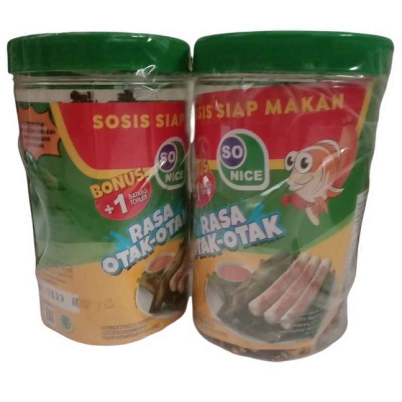 Jual So Nice Sosis Ikan Rasa Otak Otak Termurah - Harga Grosir ...
