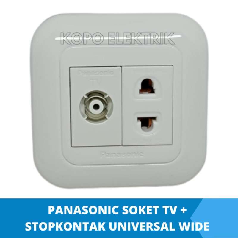 Jual Stopkontak + Soket TV Panasonic 1 Gang Tanam IB di Seller Kopo Elektrik - Rahayu, Kab ...