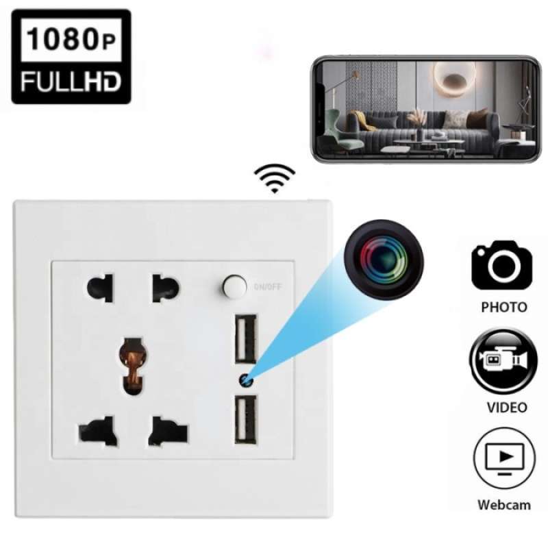 Promo Kamera CCTV Model Soket Colokan Listrik Kontrol Via Smartphone ...