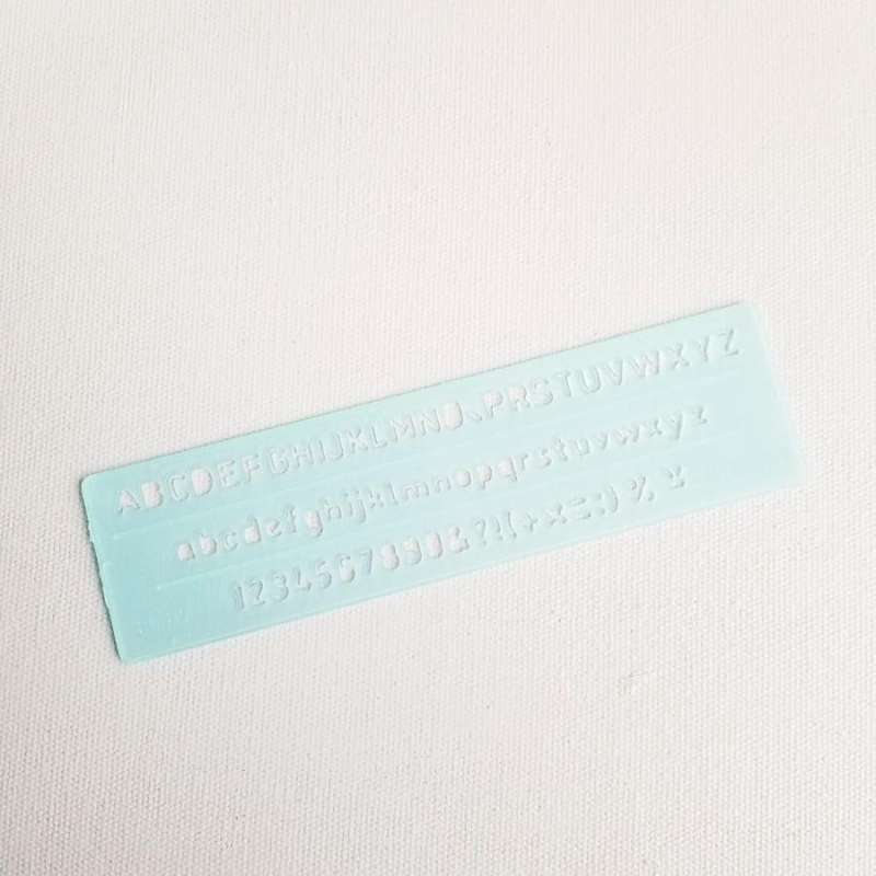 Jual Penggaris Sablon Mal Huruf / Angka Mal Abjad Butterfly - 290 Di ...