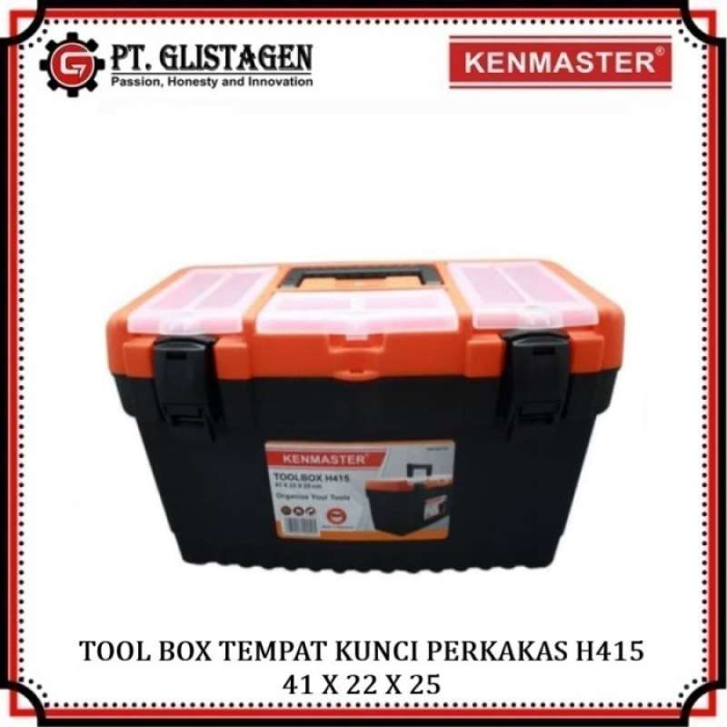 Promo Tool Box Besar Kotak Perkakas Tool Kit Toolbox Plastik Kenmaster ...