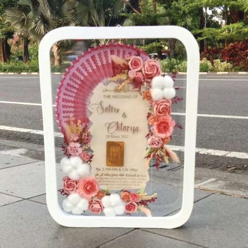 Jual mahar pernikahan unik, frame curve di Seller Mahar Seserahan Pati ...