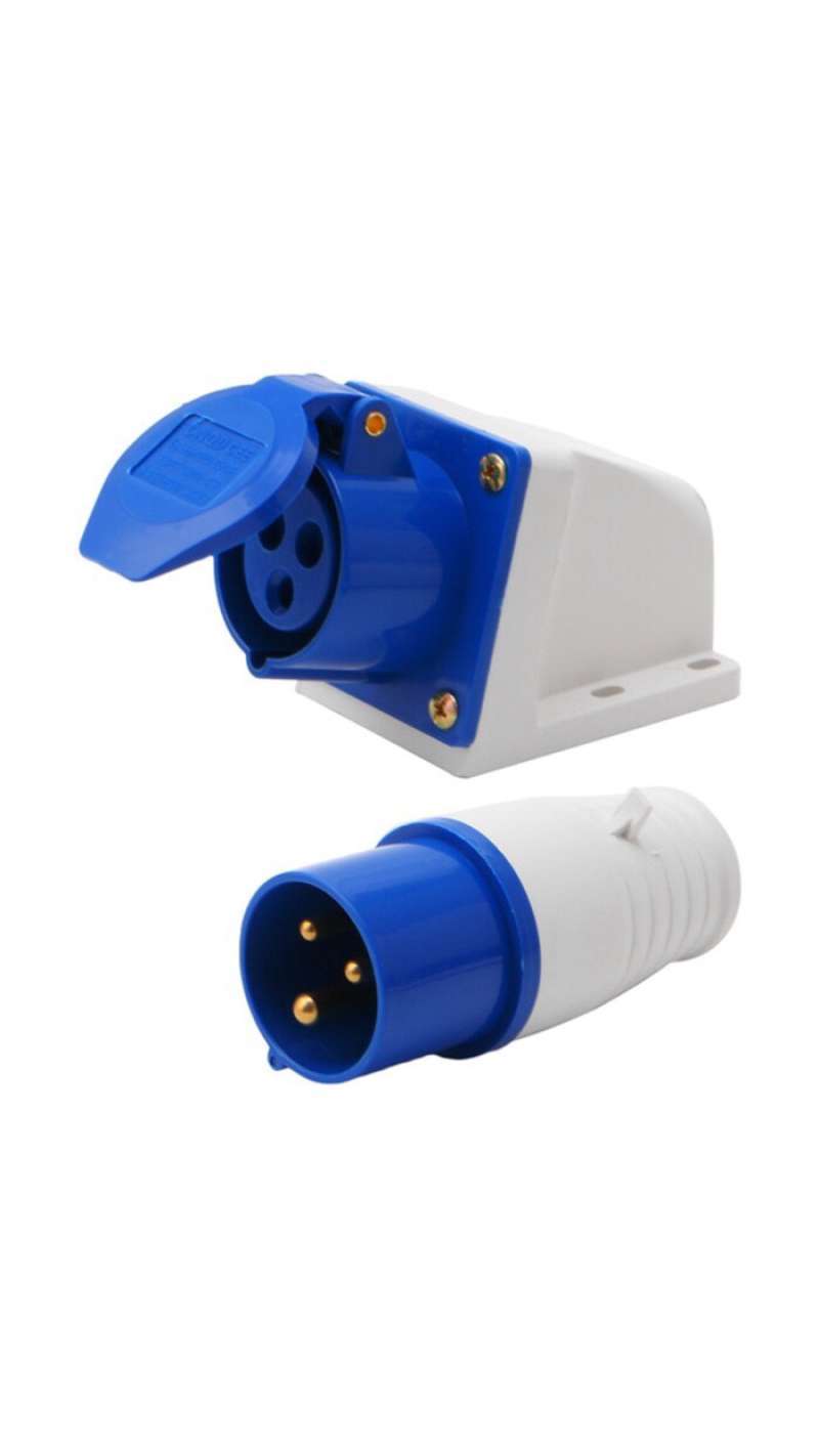 Promo Industrial Plug Surface Mounting Socket Ip44 Diskon 17% di Seller ...