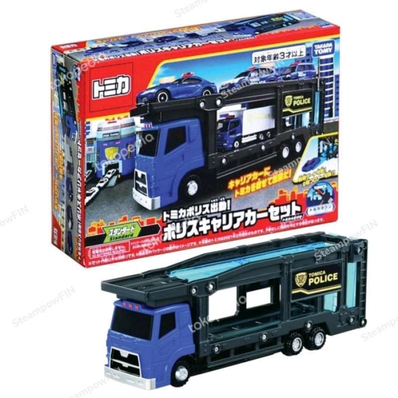 Promo Takara Tomy Tomica Car World Police Station Carrierset Truck + 4 ...
