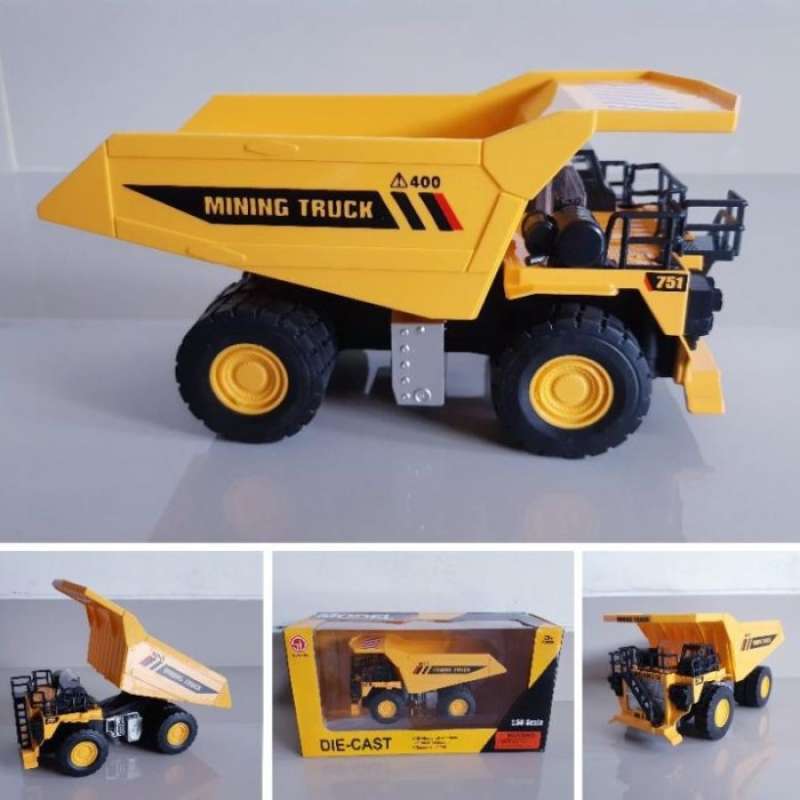Promo Diecast Mobil Dump Truck Pasir Alloy - Miniatur Truk Monster ... Promo Diecast Mobil Dump Truck Pasir Alloy - Miniatur Truk Monster ...