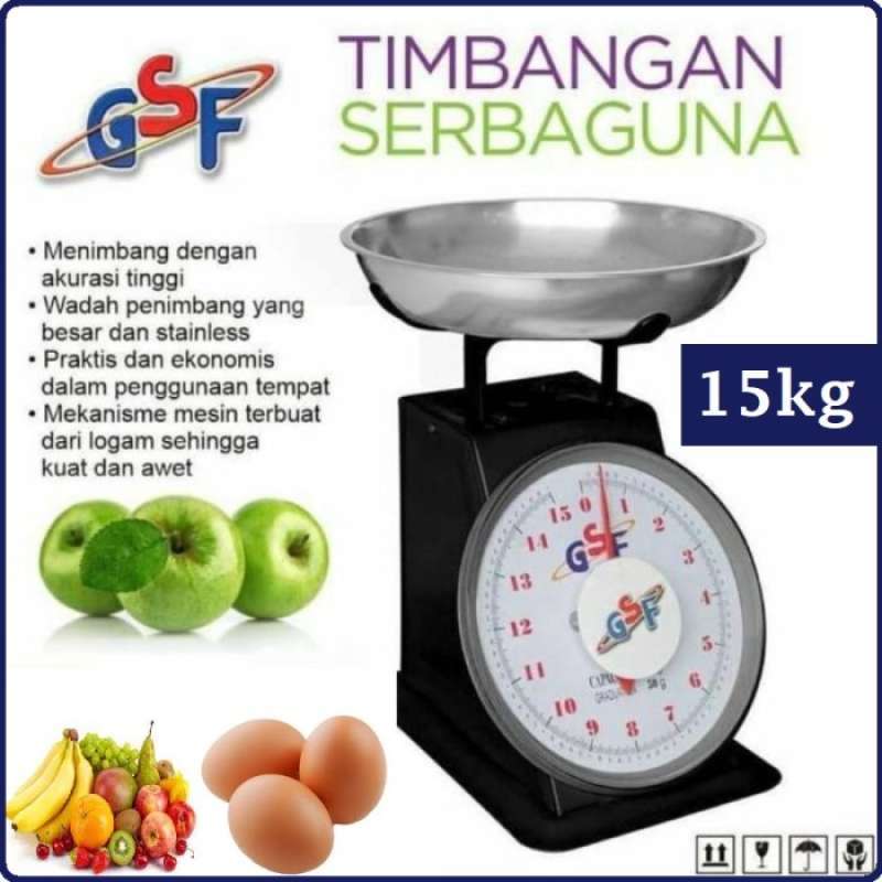 Jual Timbangan Gsf 15kg Timbangan Buah Timbangan Duduk Manual Jarum Di ...