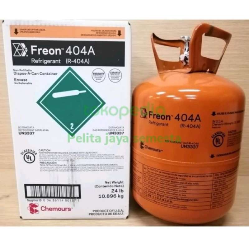 Jual Freon Chemours R404a / Freon R404a Chemours Original Netherland Di Seller Id Elektronik ...