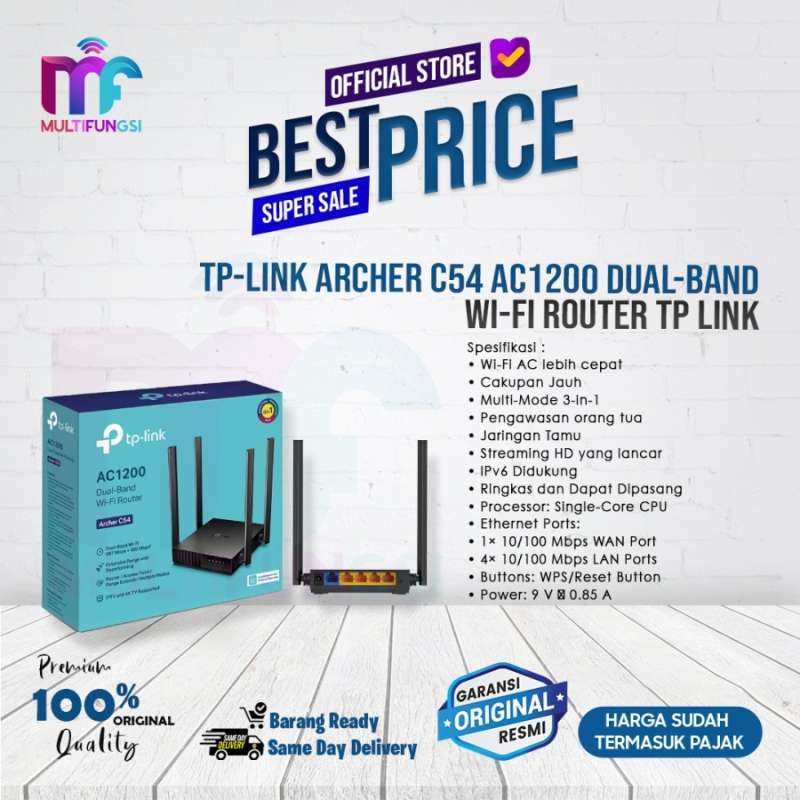 Jual Tp Link Archer C Ac Dual Band Wi Fi Router Tp Link Di Seller Multifungsi Online