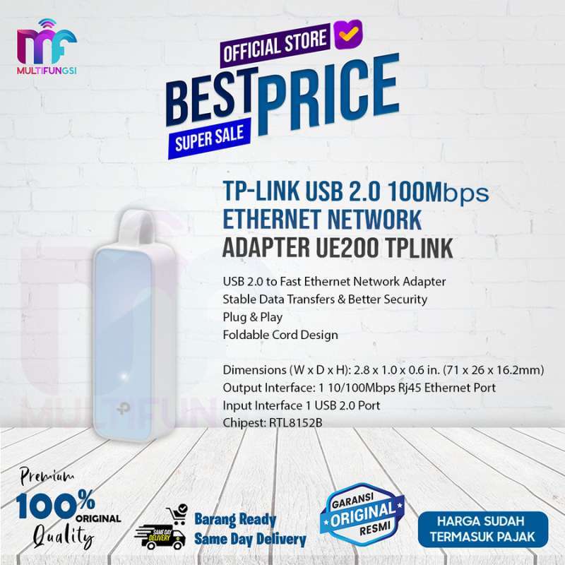 Jual Tp Link Ue Usb To Lan Mbps Ethernet Network Adapter Tplink Di Seller Multifungsi