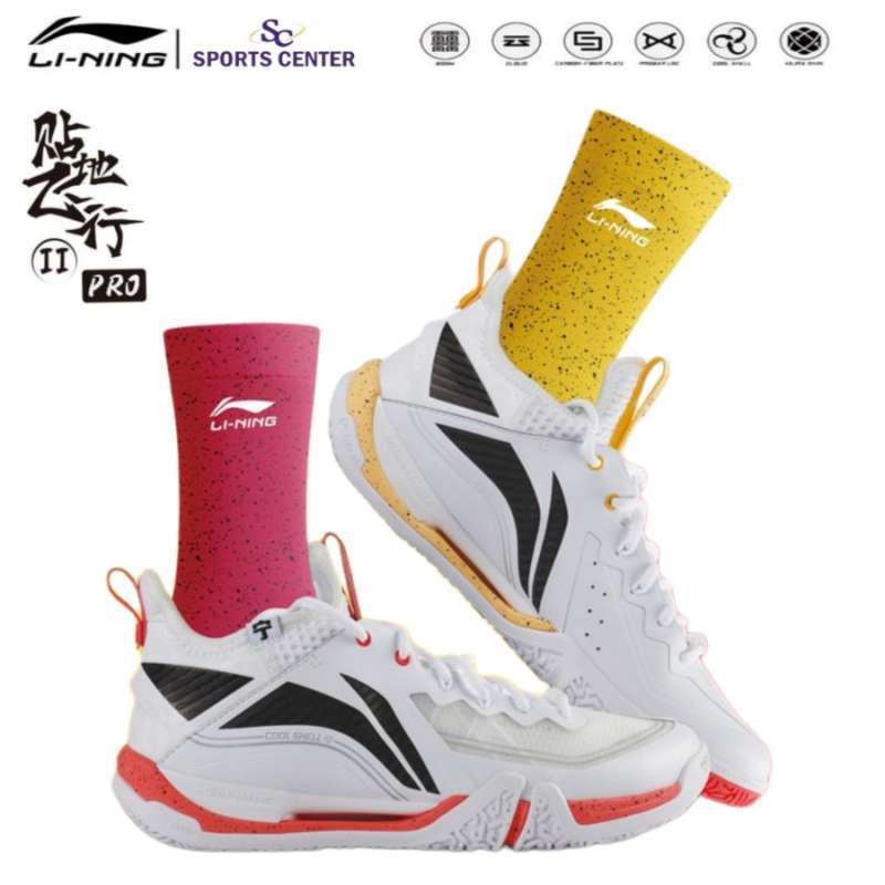 Promo New Sepatu Badminton Lining Saga 2 / Ii Pro Ayat003 / Ayat003-3 ...