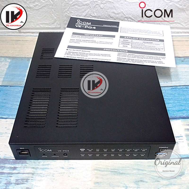 Jual Icom Ve-pg4 Roip Gateway Ori Baru Ht Rig Radio Over Ip Network Vepg4 Di Seller Ima ...