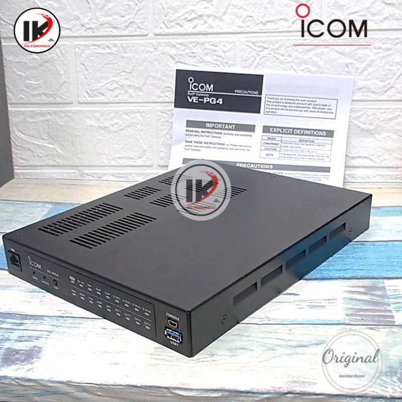 Jual Icom Ve-pg4 Roip Gateway Ori Baru Ht Rig Radio Over Ip Network ...