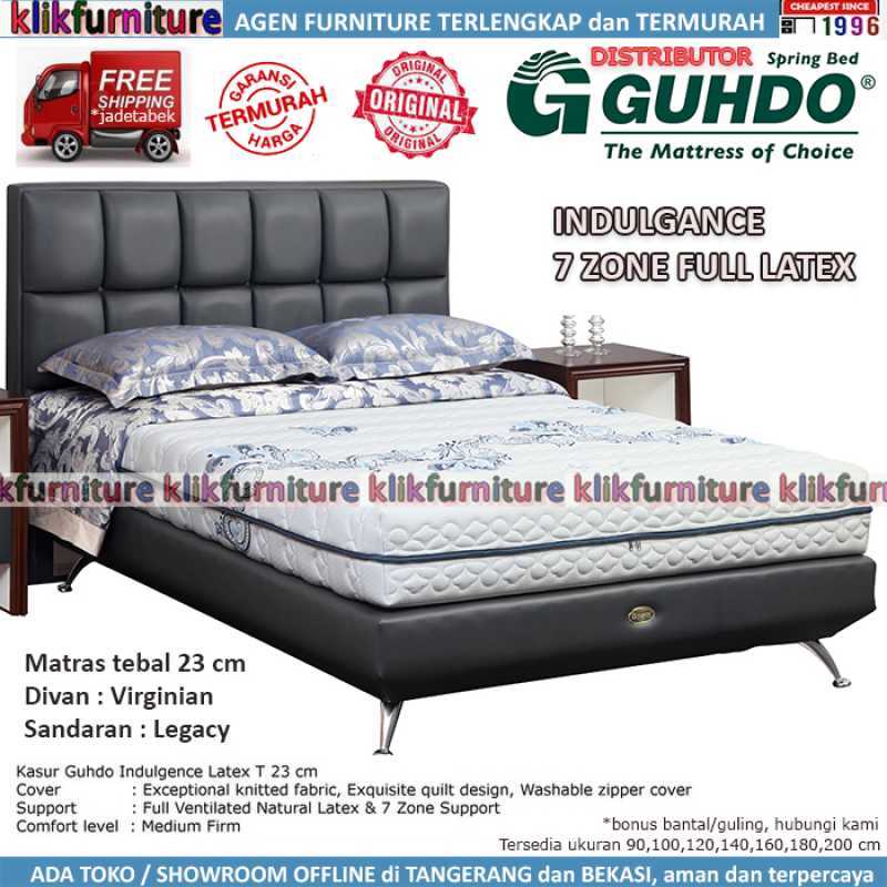 Jual (1 Set) Springbed Guhdo INDULGENCE Full Latex Virginian+Legacy ...