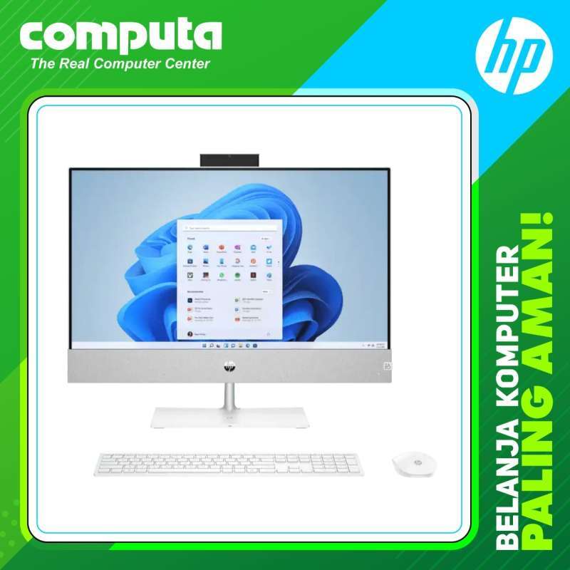 Jual Pc All In One Hp Pavilion Inch Aio Desktop Pc Ca D I T Gb Gb Ssd