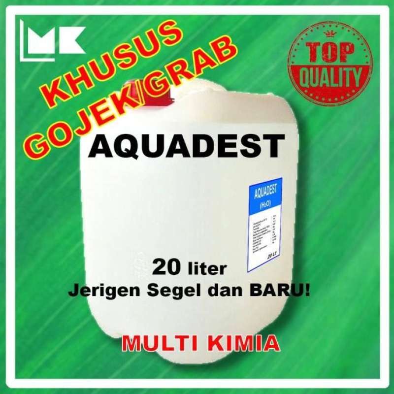 Promo Aquadest / Aquades / Distilled Water / Air Suling - 20 Liter ...