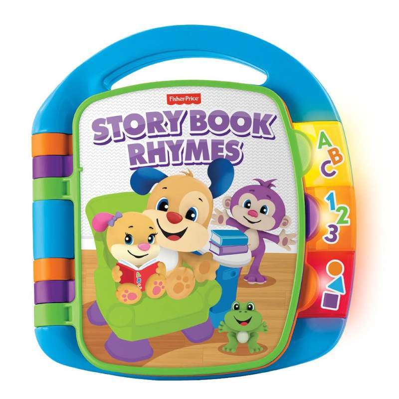 Jual Fisher Price Laugh & Learn Storybook Rhymes Book Assorted Mainan ...