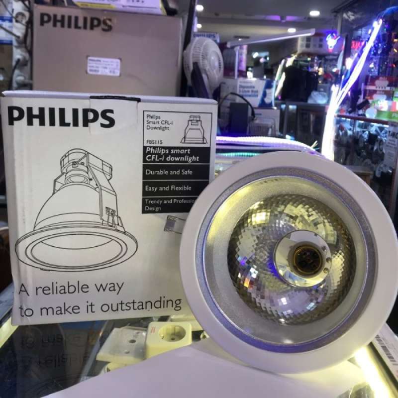 Jual Kap Downlight Philips Fbs115 Fbs 115 5inch 5 Inch Fitting E27 Di ...