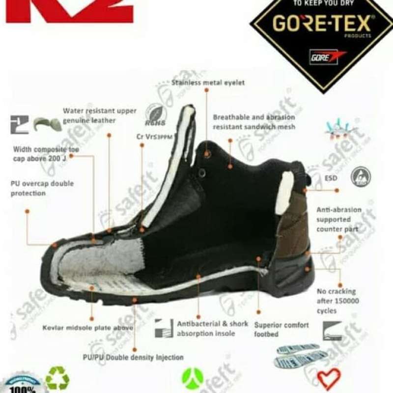 Promo Sepatu Safety Merek K2-17 Asli Made In Indonesia Eksport Korea ...