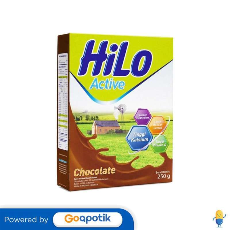 Jual Hilo Active Susu Rasa Chocolate 250 Gram Box Di Seller Apotek ...