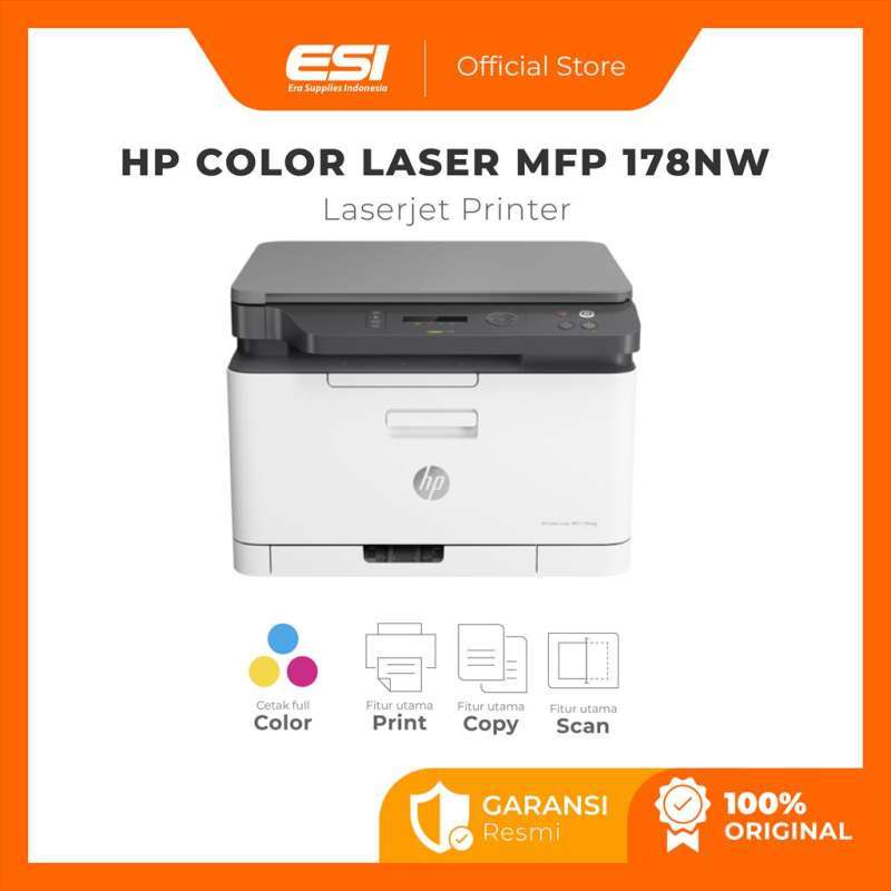 Jual HP Color Laser MFP 178nw Printer di Seller Era Supplies Indonesia - HP Authorized Partner ...