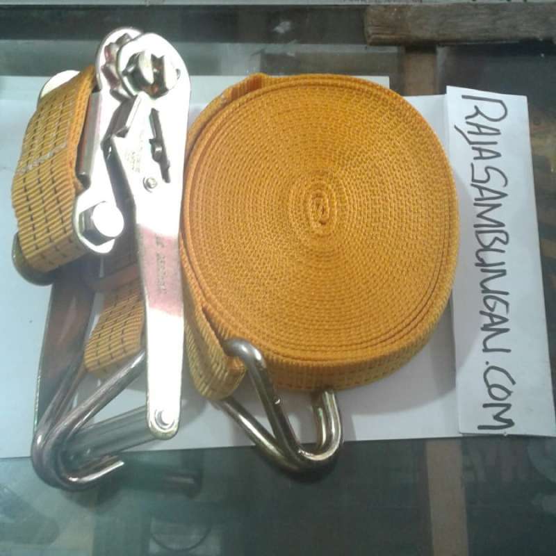 Promo Tali Pengangkat Barang 2X10 Mtr Racher Tie Down 10 Meter Tali ...
