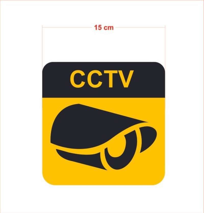 Jual Stiker Cctv Logo-Cutting Sticker Cctv di Seller Sejahtera Store ID ...
