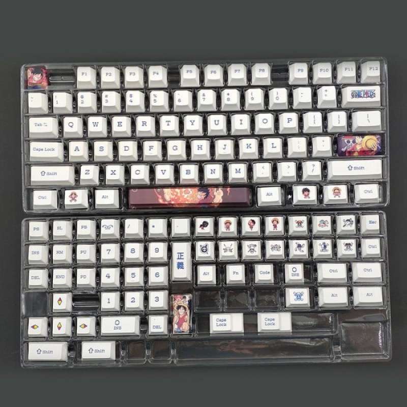 Promo Keycaps PBT One Piece Monkey D Luffy Edition Cherry Profile ...
