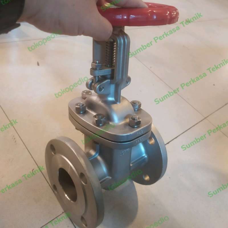 Promo Gate Valve CF8 / Gate Valve Stainless SS 304 Flange JIS 10K 2 ...