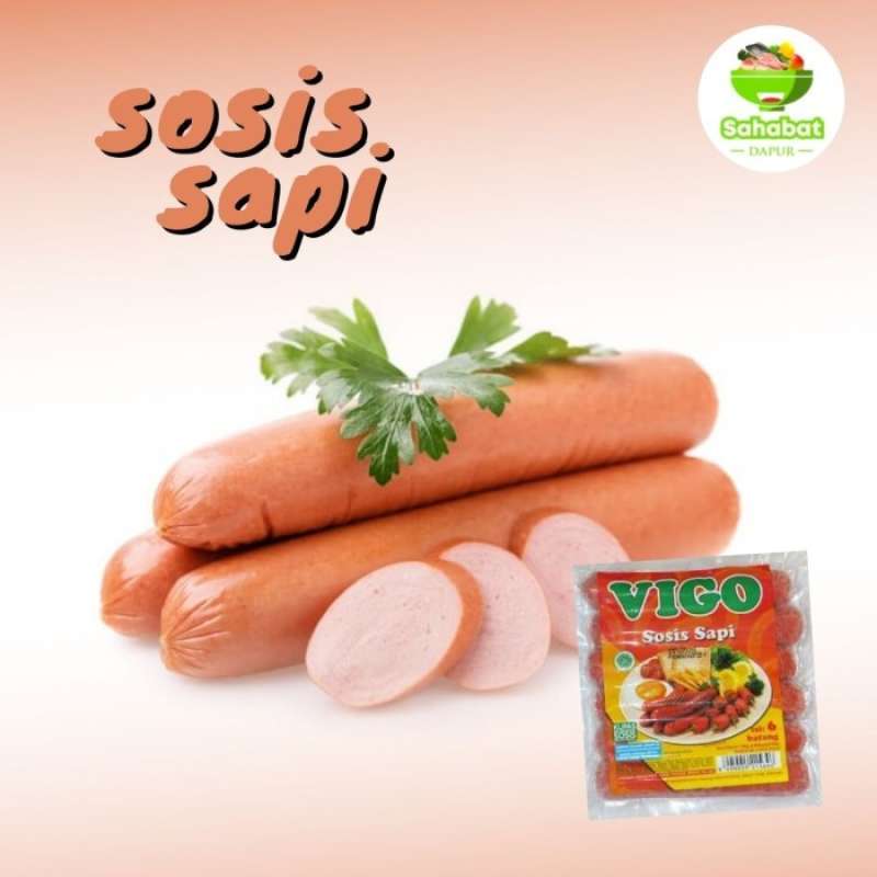 Jual Vigo Sosis Sapi isi 6pcs / Sosis Sapi / Frozen - Sahabatdapur di ...