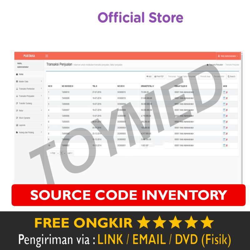 Promo Source Code Aplikasi Inventory Transaksi Penjualan Berbasis Web ... Promo Source Code Aplikasi Inventory Transaksi Penjualan Berbasis Web ...