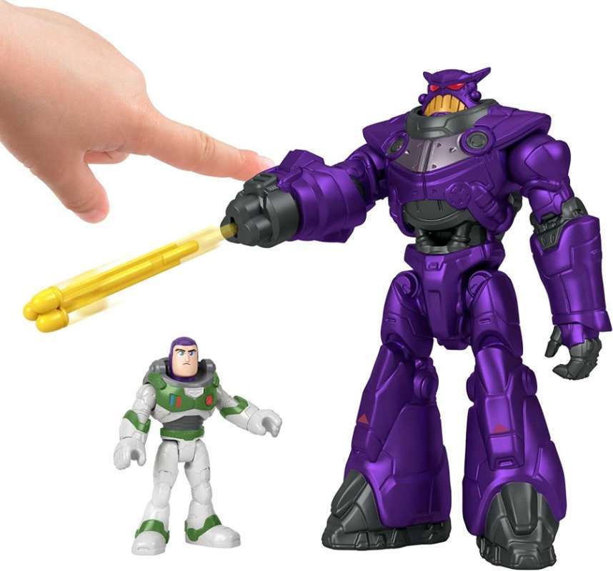 Jual Imaginext Disney Pixar Buzz Lightyear Battle Blast Zurg Robot Di ...