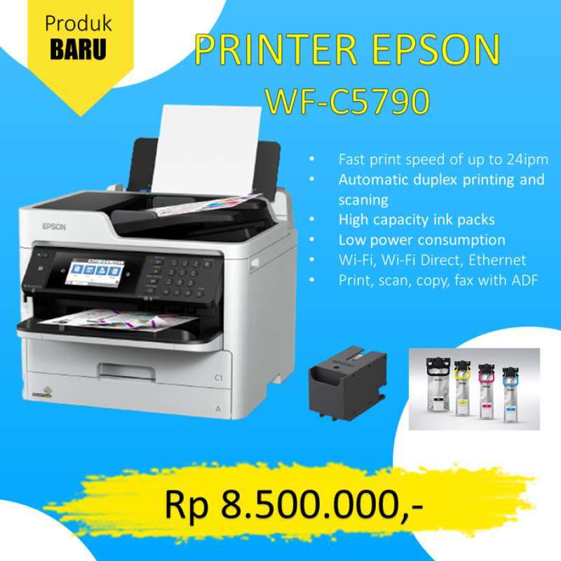 Promo Epson WorkForce Pro WF-C5790 Wi-Fi Duplex All-in-One Inkjet ...