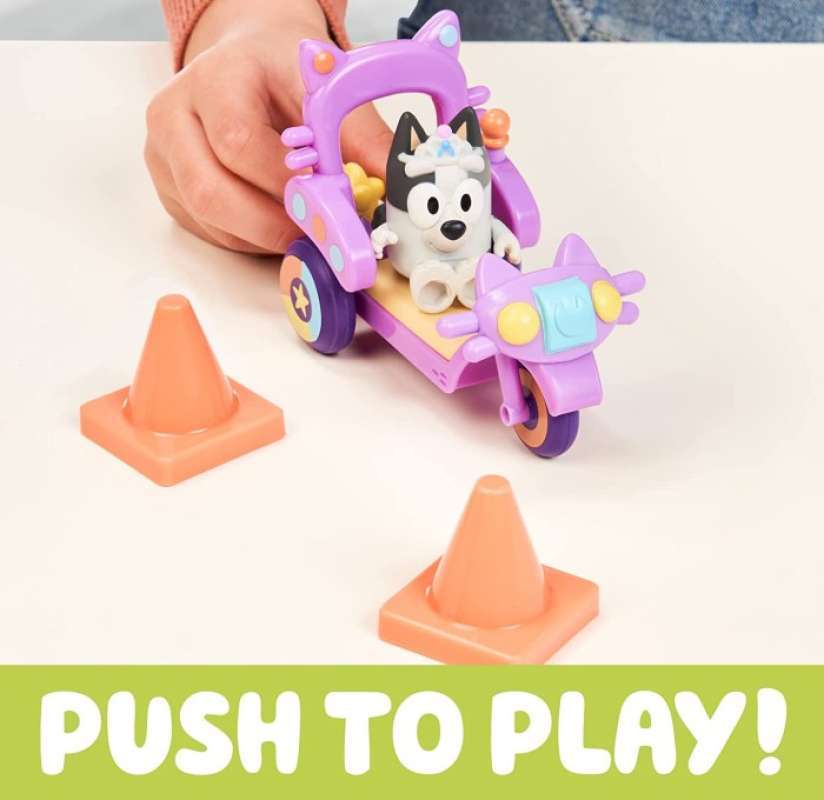 Promo Bluey Muffin'S Cat Squad Bike With 2.5 Muffin Figure Diskon 8% di ...