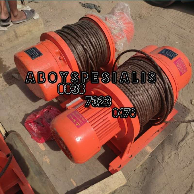 Promo electric katrol seling winch hoist 3 ton 100 mtr NAGASAKI winch ...