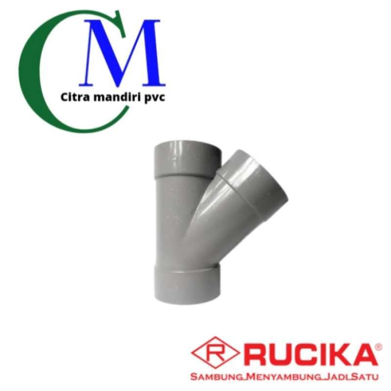 Promo Fitting Pvc Rucika Y 45 D 8 X 6 - Branch Diskon 33% Di Seller ...
