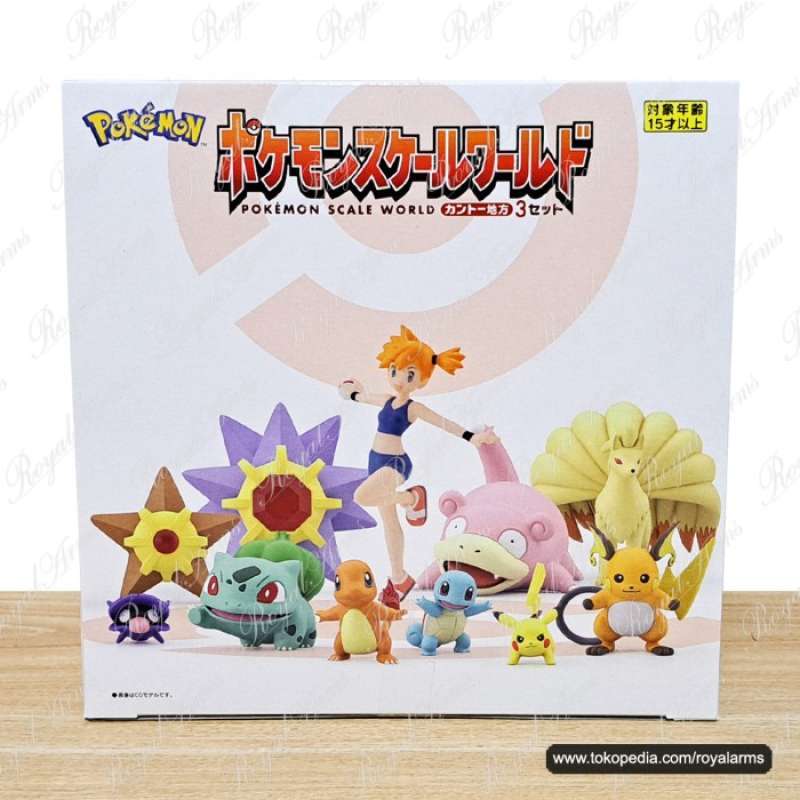 Jual Pokemon Scale World Kanto Region 3 Set Figures Toys Bandai ...