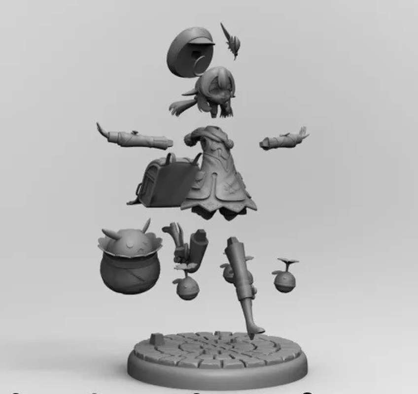 Jual Klee With Bomb Fan Art Genshin Impact Resin Kit Statue Di Seller ...
