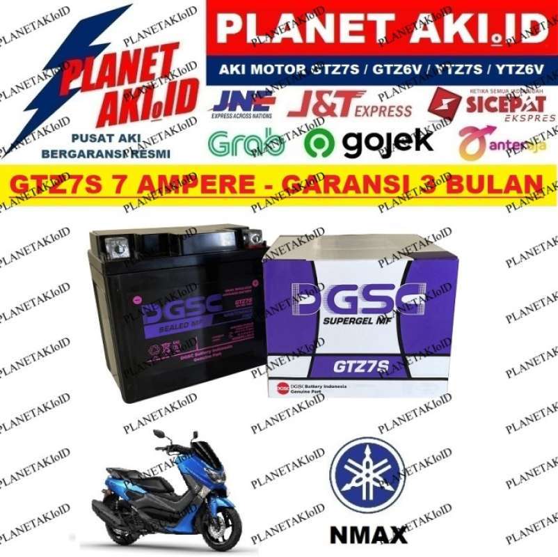 Jual Aki Motor Yamaha NMax N Max N-Max GTZ7S GS Y Accu Kering MF di ...