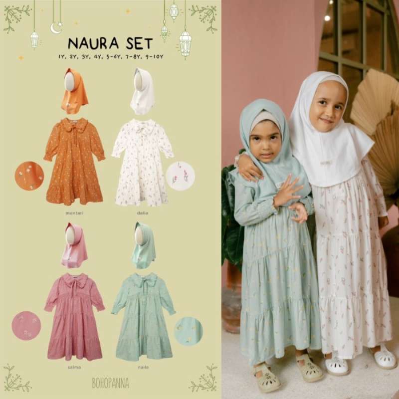 Jual Gamis Naura 🏷️ Model Kekinian, Premium, & Harga Murah Mei 2026
