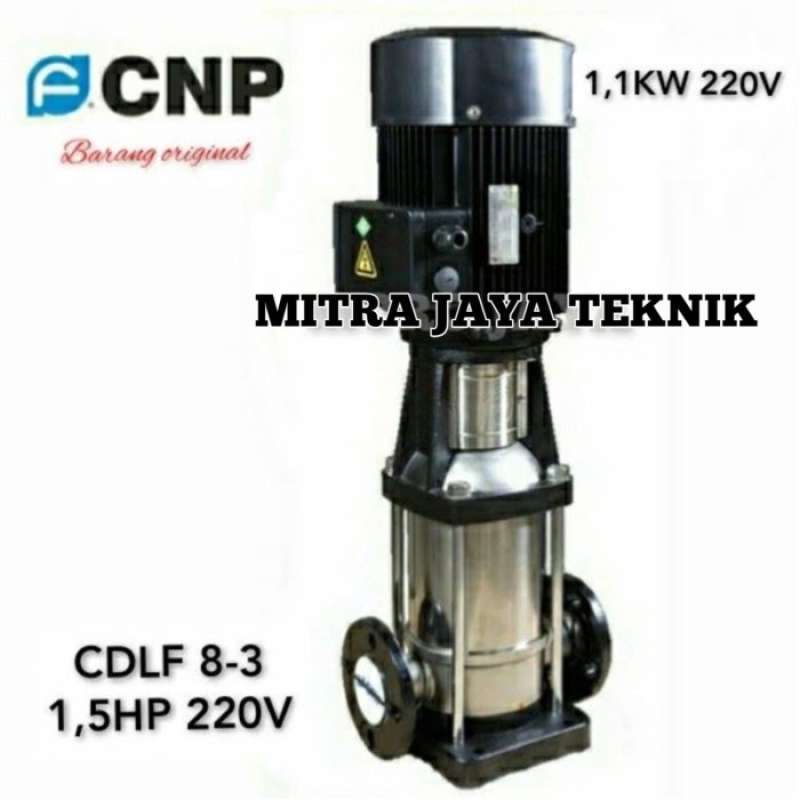 Promo Pompa CNP CDLF 8-3 1,5 HP 380V Pompa Booster Vertical Multistage Pump - Multivariasi ...